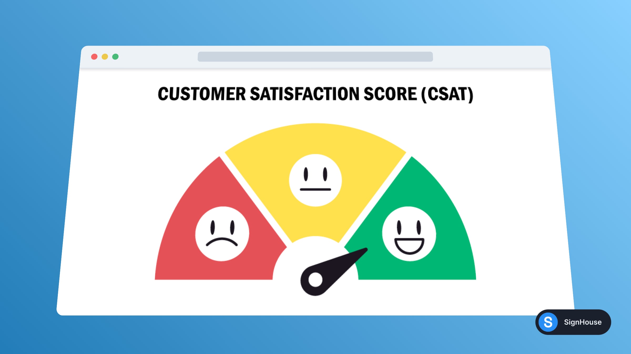 Guide to Customer Satisfaction Score (CSAT) - SignHouse